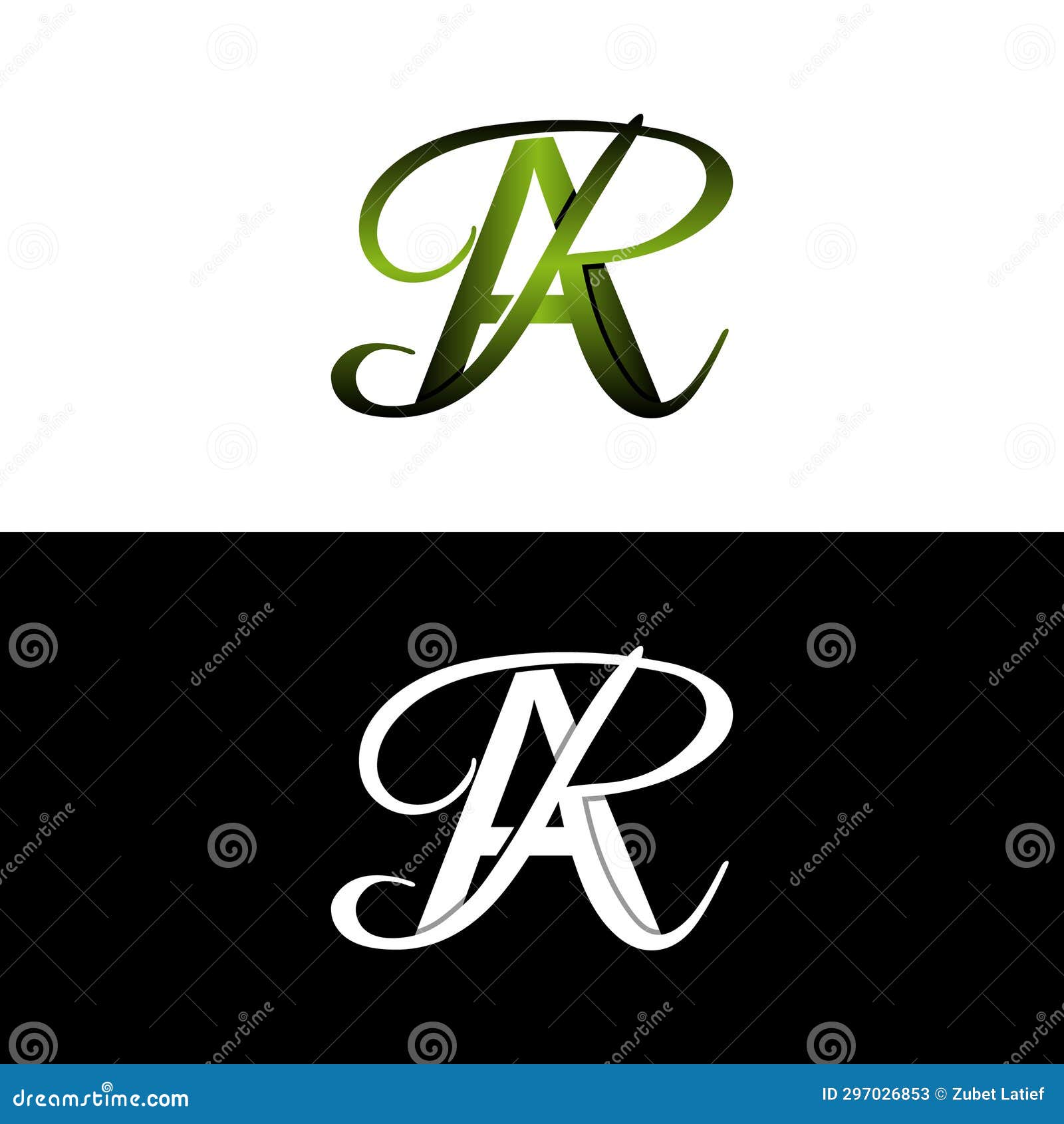 Letter AR Luxury Modern Monogram Logo Vector Design, Logo Initial ...