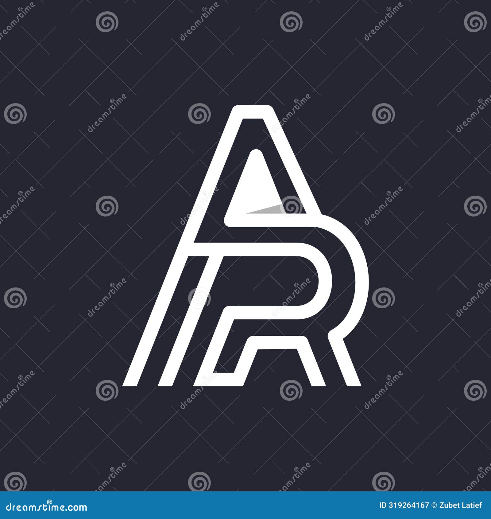 Letter AR Modern Simple Logo Design Vector, Suitable for Your Company ...