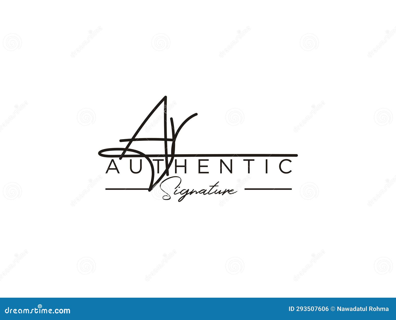 Letter AR Signature Logo Template Vector Stock Vector - Illustration of ...
