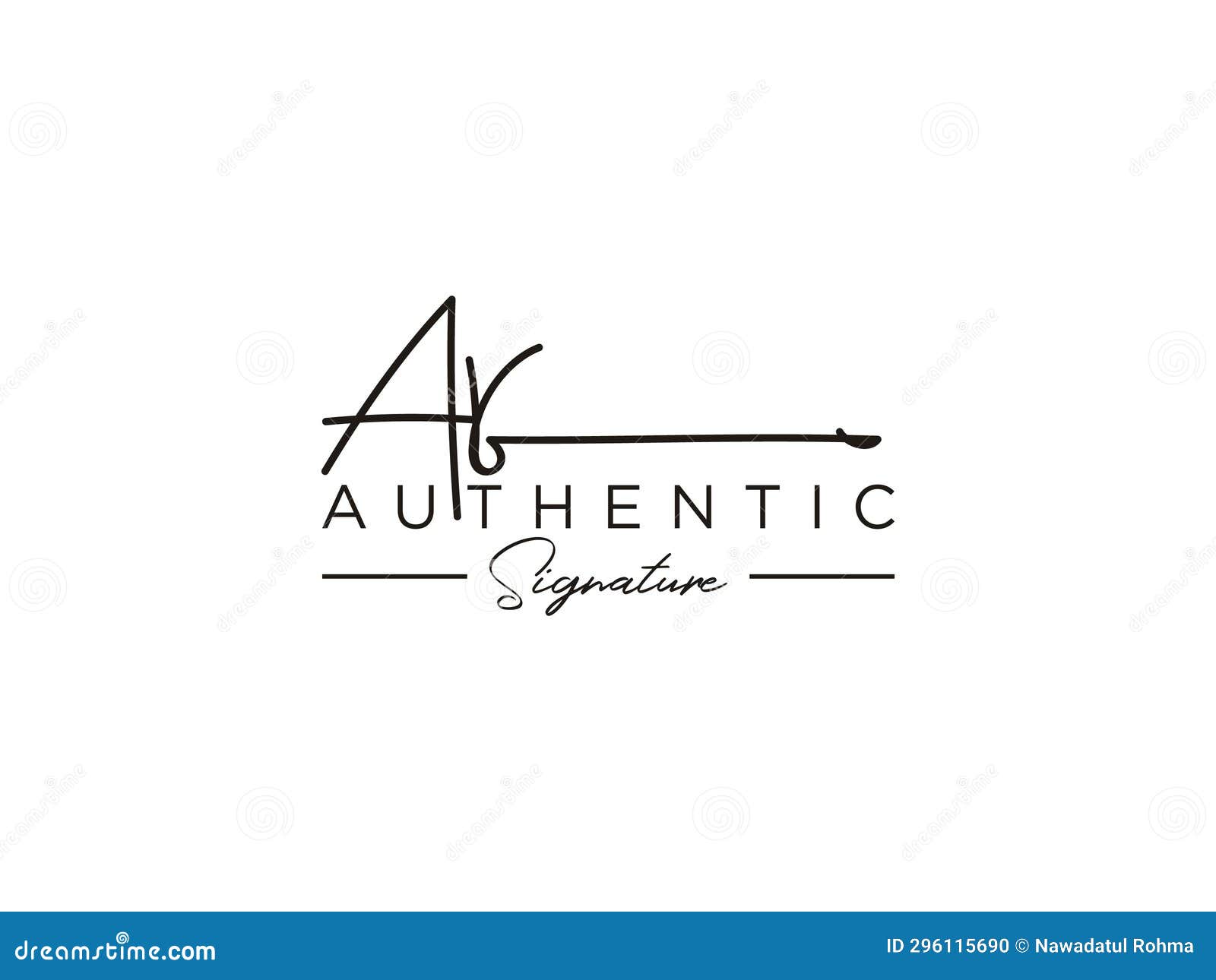 Letter AR Signature Logo Template Vector Stock Vector - Illustration of ...