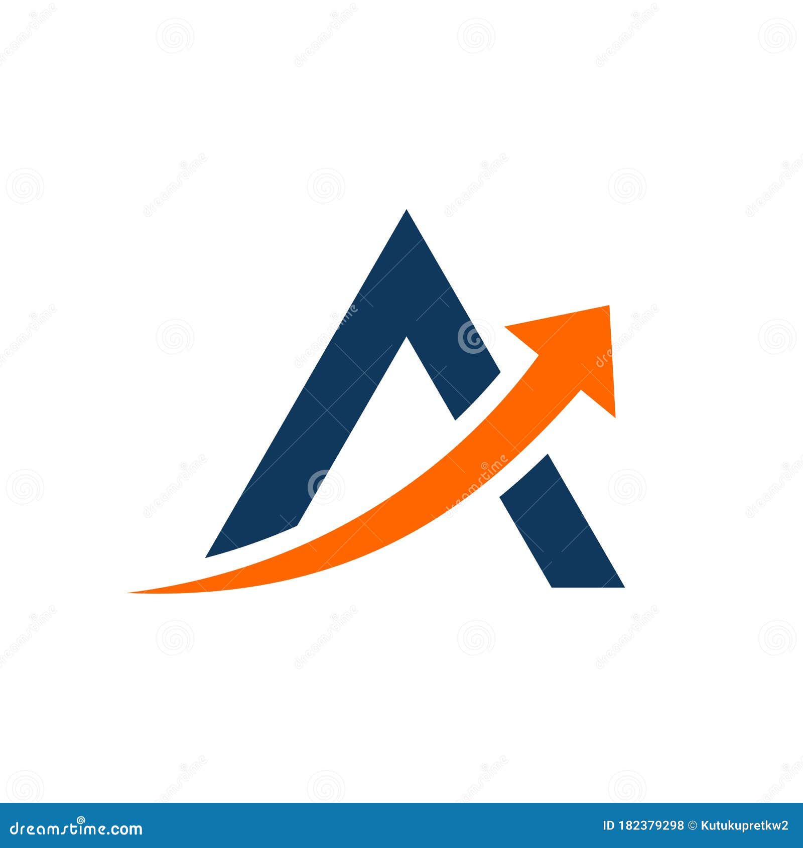 A Letter with Arrow Logo Template Illustration Design. Vector EPS 10 ...