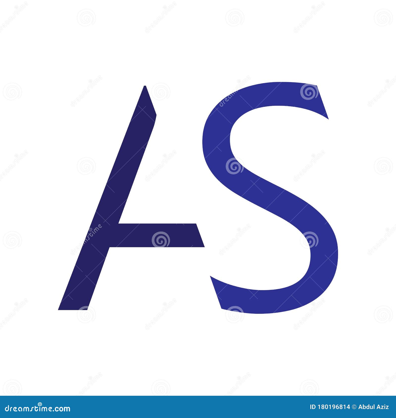 Letter as logo vector stock vector. Illustration of black - 180196814