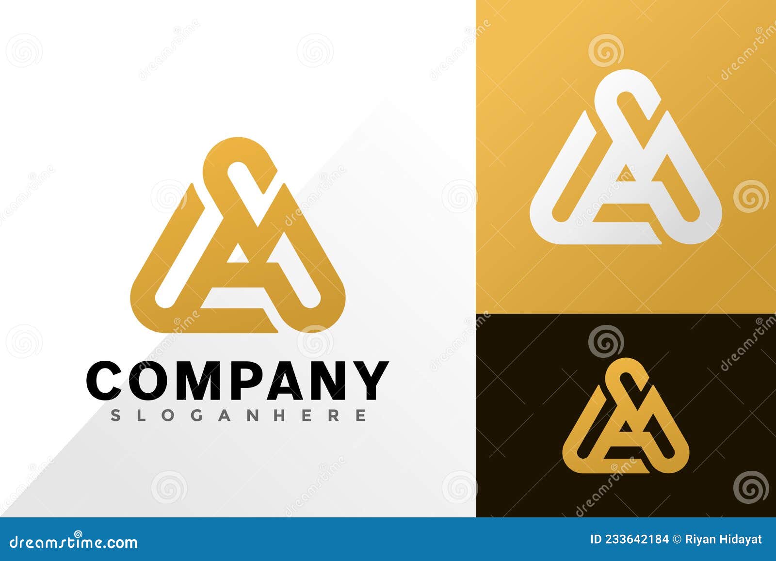 Letter AS Monogram Logo Vector Design. Abstract Emblem, Designs Concept ...