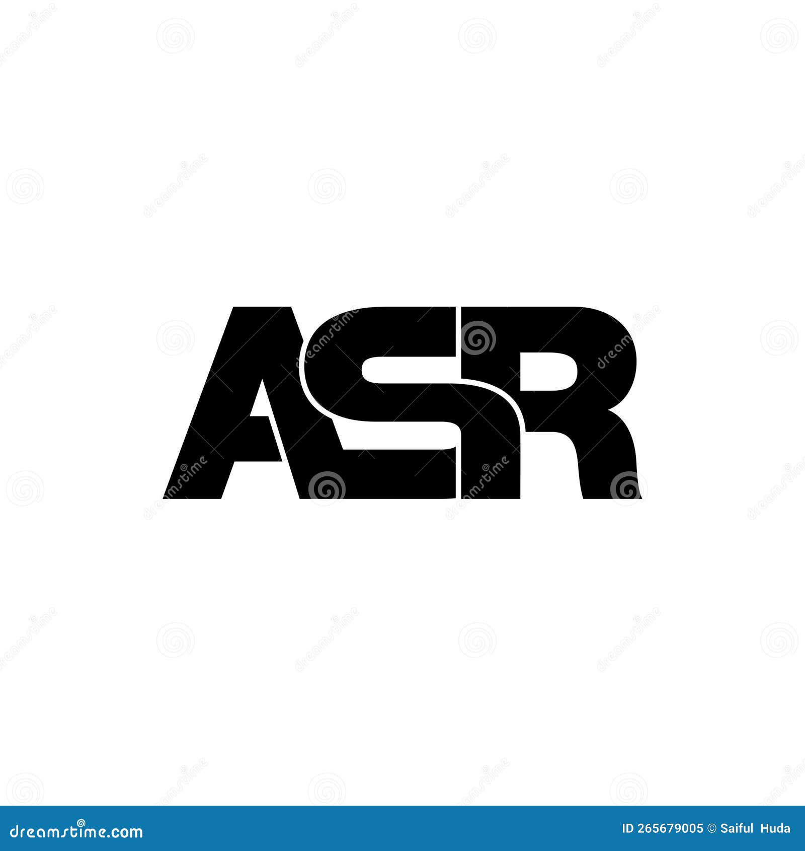 Letter ASR Simple Monogram Logo Icon Design. Stock Vector ...