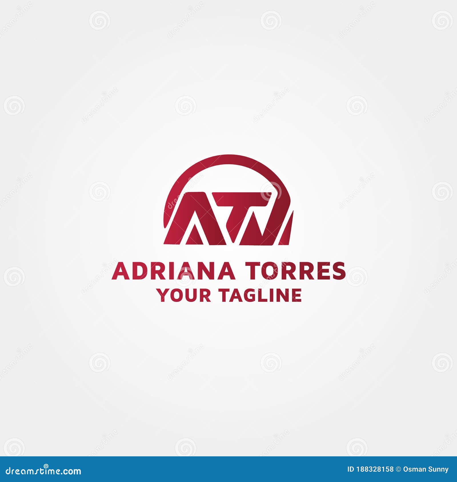 Letter ATV Vector Logo Design Template Stock Vector - Illustration of ...