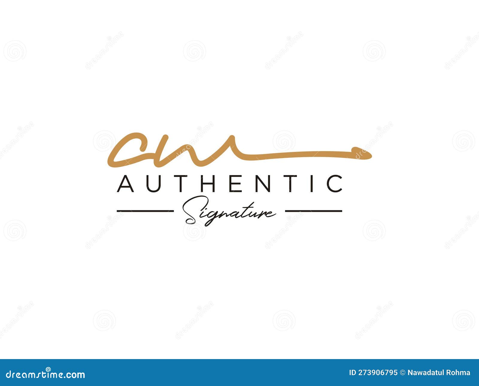 Letter AW Signature Logo Template Vector Stock Vector - Illustration of ...