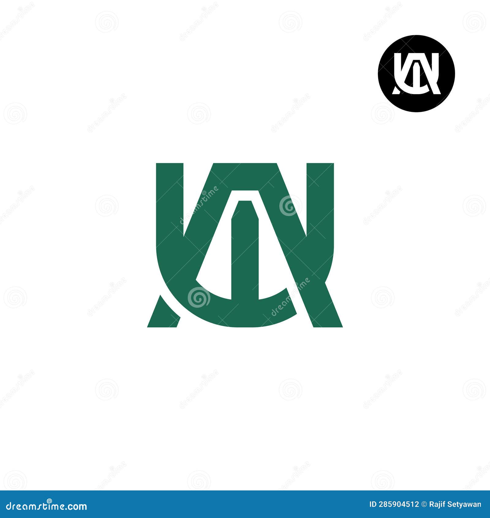 Letter AW WA Monogram Logo Design Stock Vector - Illustration of ...