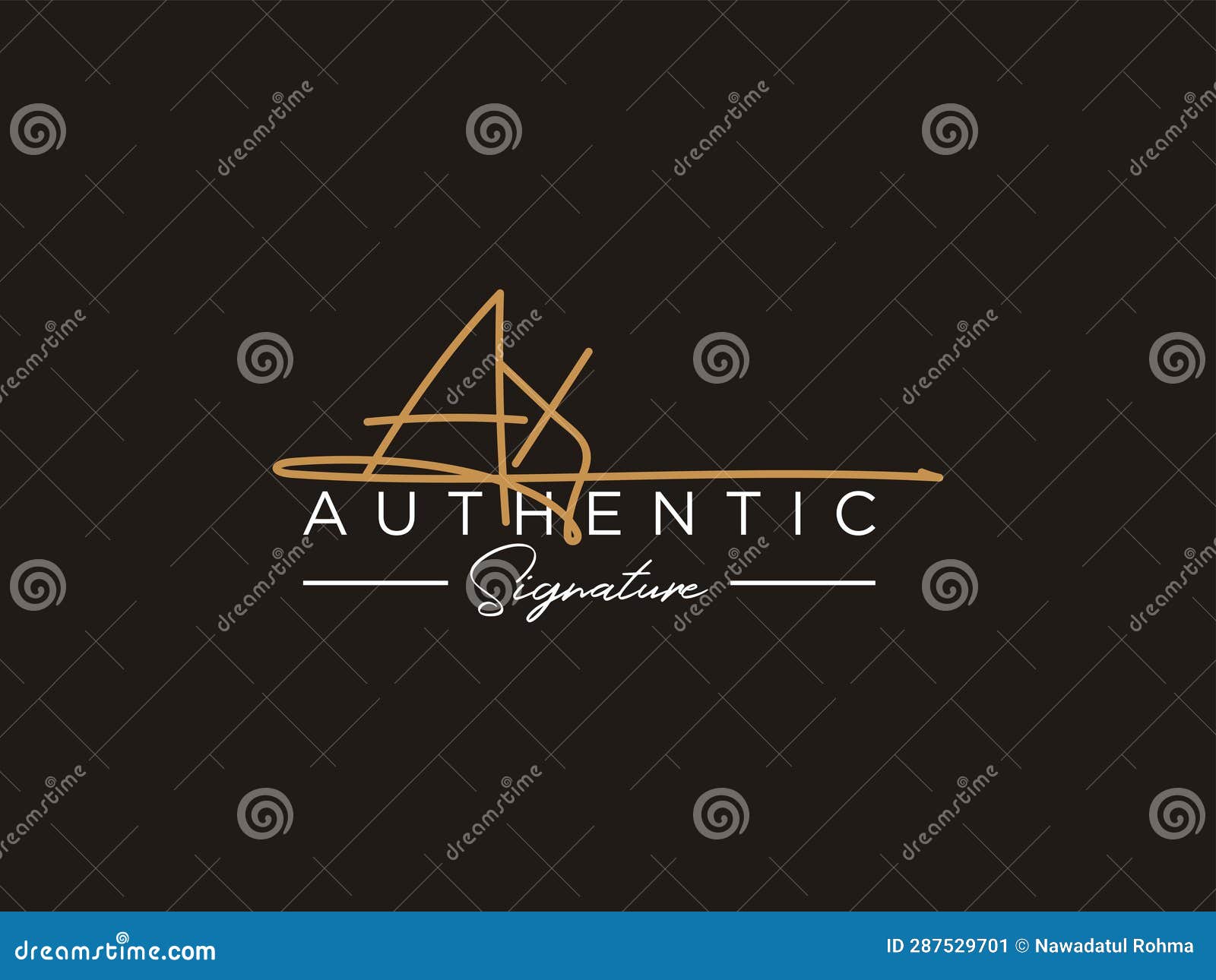 Letter AX Signature Logo Template Vector Stock Vector - Illustration of ...