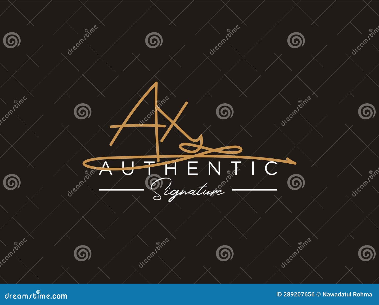 Letter AX Signature Logo Template Vector Stock Vector - Illustration of ...