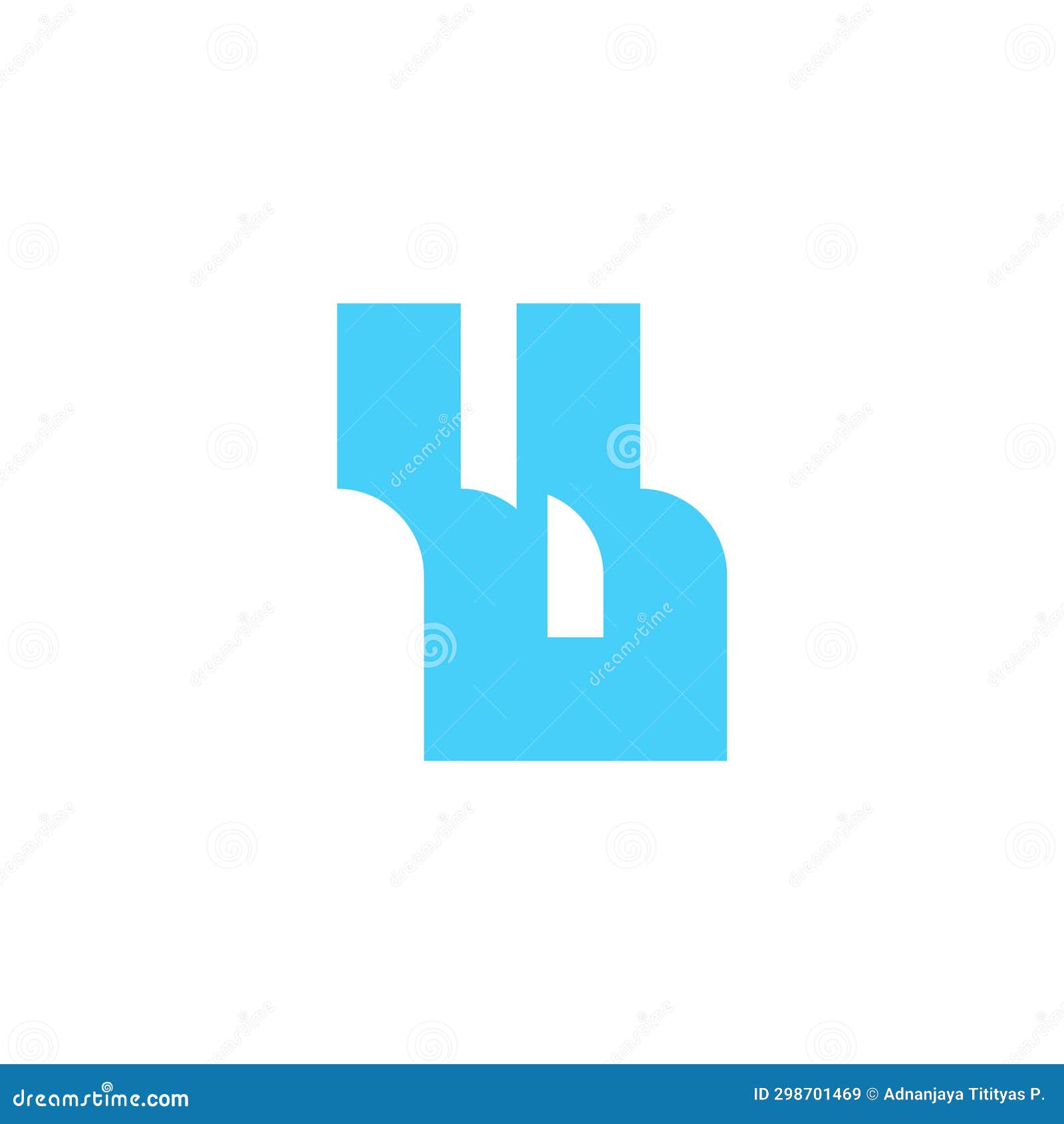 Letter B Abstract Glass Bottle Silhouette Logo Vector Stock Vector ...