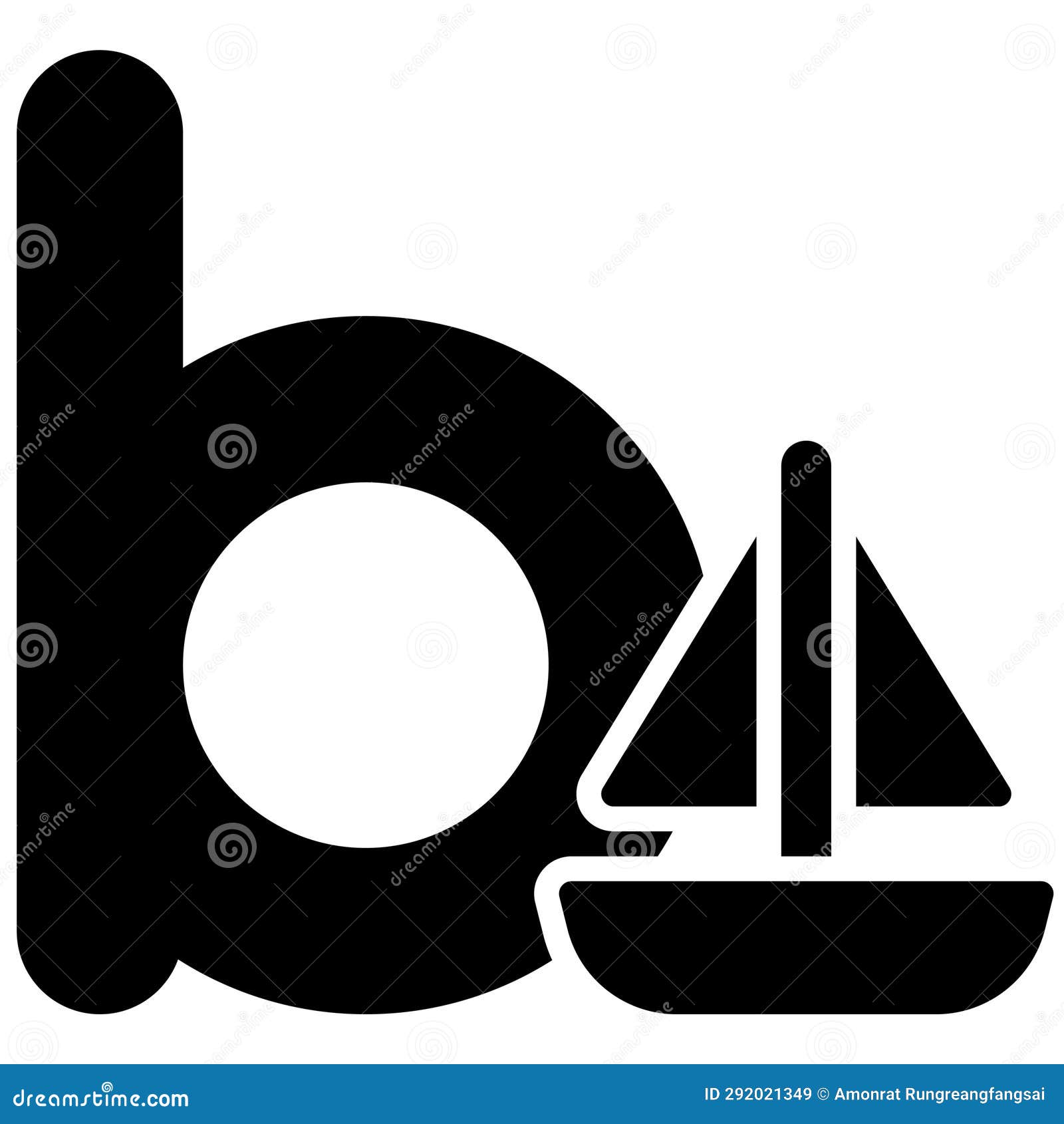 Alphabet B For Boat Illustration Vector Clipart | CartoonDealer.com ...