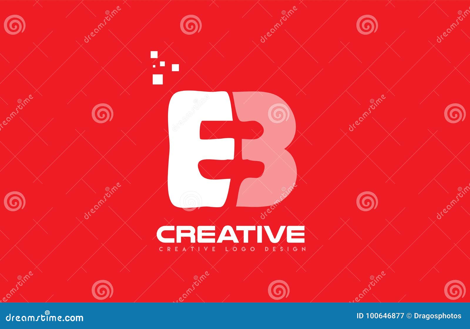 Alphabet Letter B Red Technology White Logo Company Design Icon Stock ...