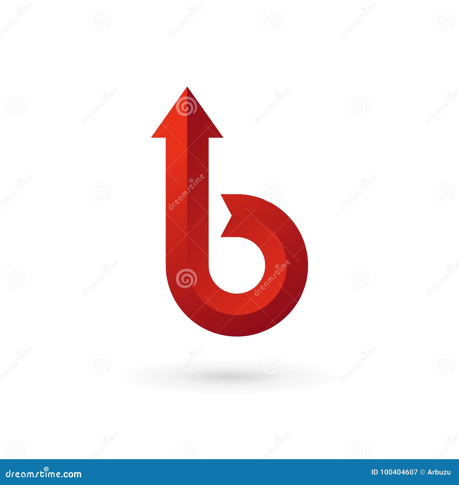 Letter B Arrow Logo Icon Design Template Elements Stock Vector ...