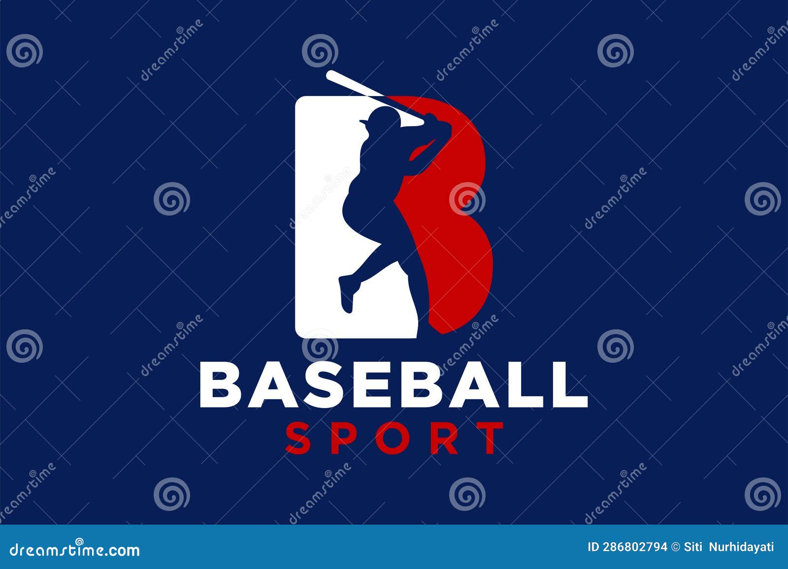 Letter B Baseball Logo Icon Vector Template, Stock Vector ...