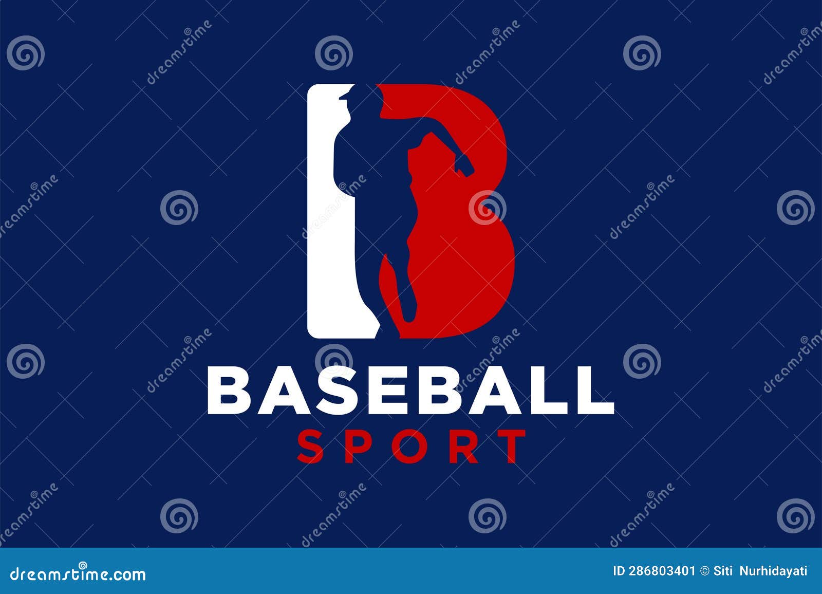 Letter B Baseball Logo Icon Vector Template, Stock Vector ...