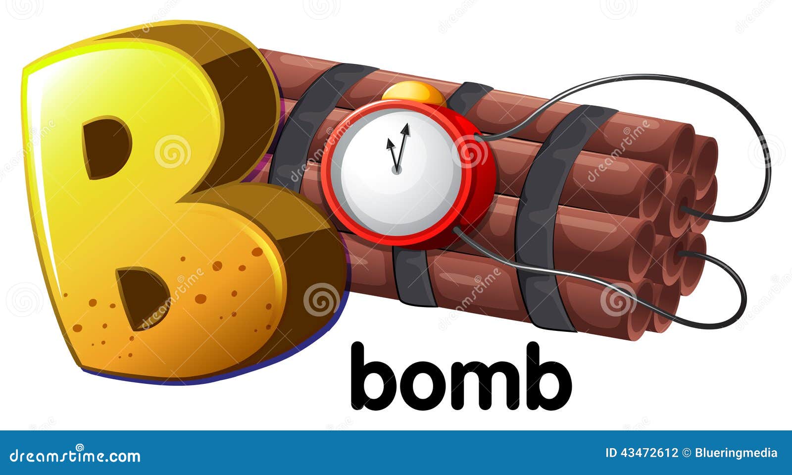 Letter Bomb Sensation Cartoon Stock Illustration | CartoonDealer.com ...