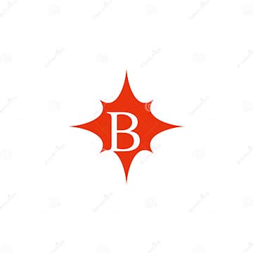 Letter B Boom Explosion Symbol Logo Vector Stock Vector - Illustration ...