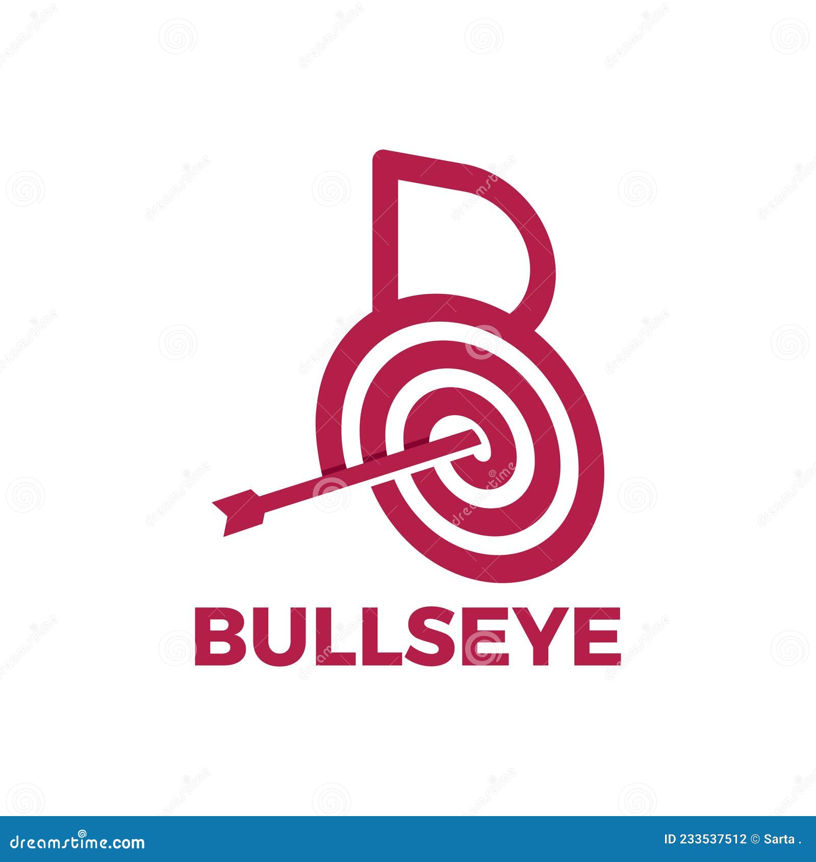 Letter B Bullseye Vision Logo Design, Brand Identity Logos Vector ...