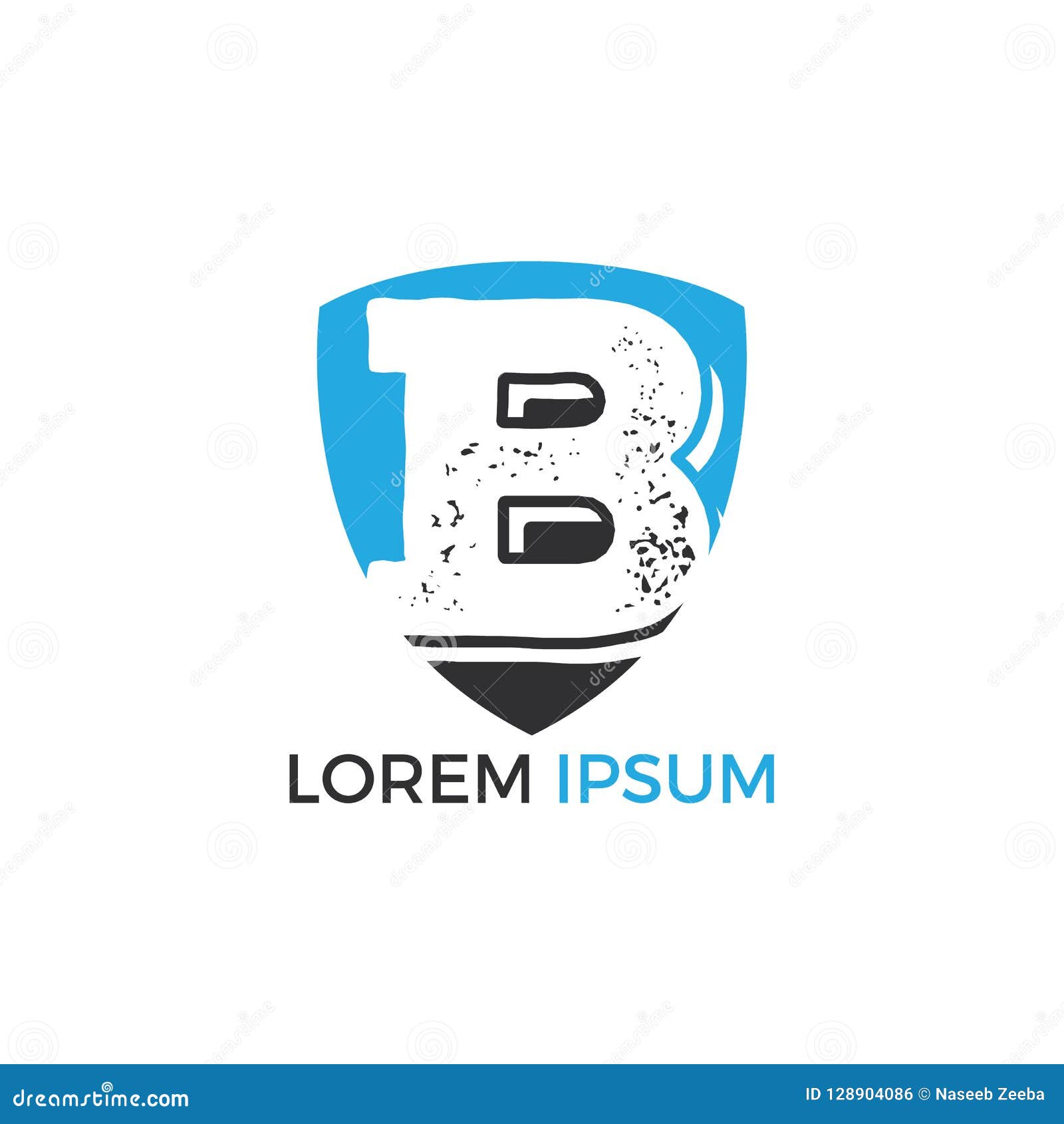 Initial Letter B Vector Logo Design. Stock Vector - Illustration of ...