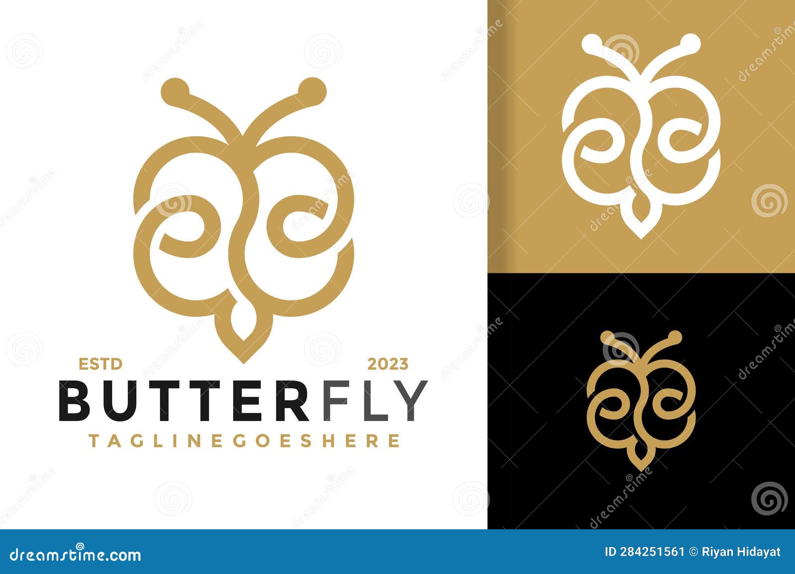 Letter B Butterfly Logo Design Vector Symbol Icon Illustration Stock ...