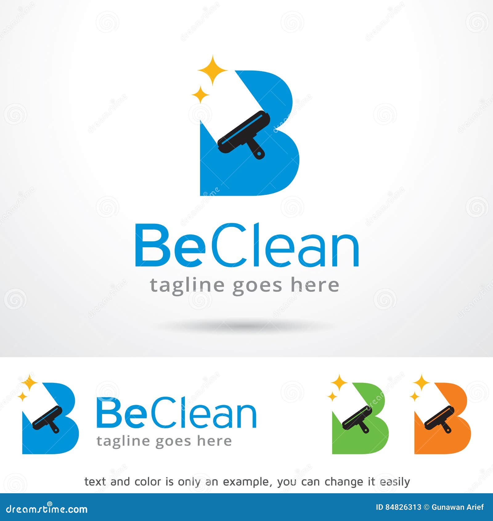 Letter B Clean Logo Template Design Vector Stock Vector - Illustration ...