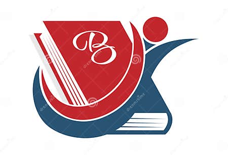 Letter B on the Cover of the Book Stock Vector - Illustration of ...