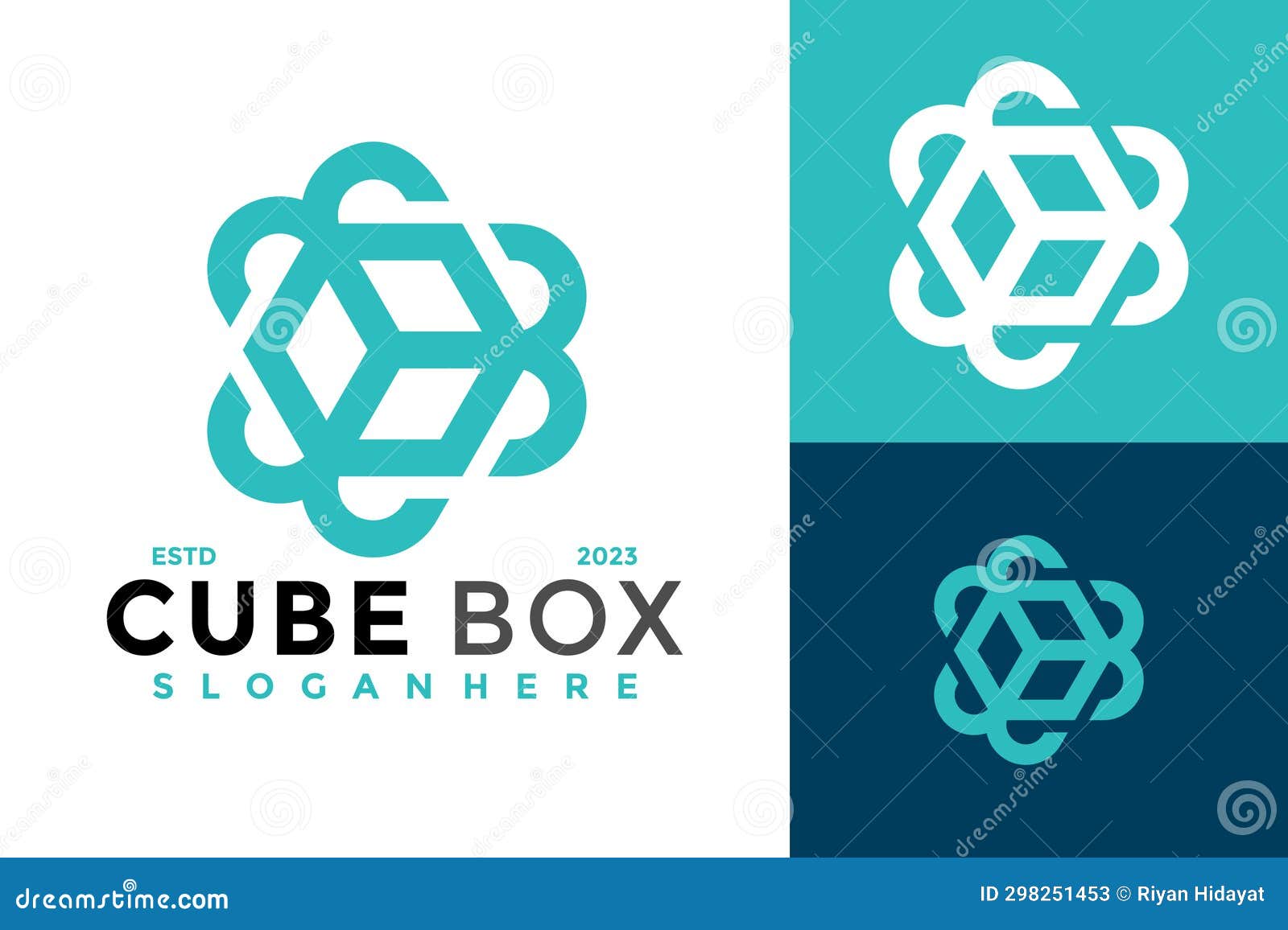 Letter B Cube Box Logo Design Vector Symbol Icon Illustration Stock ...