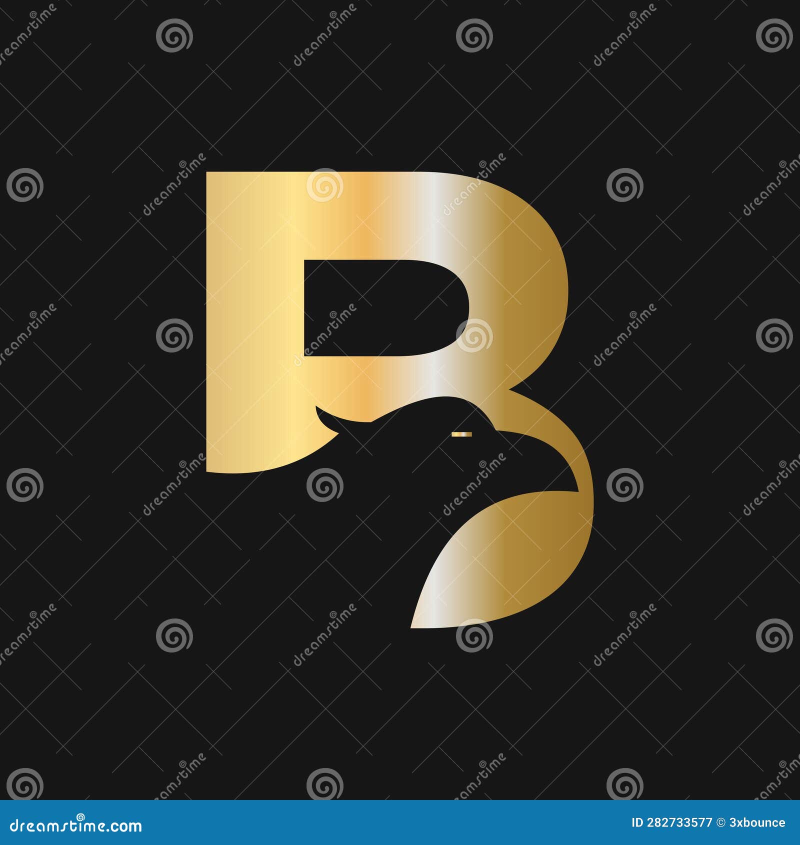 Letter B Eagle Logo Design. Transportation Symbol Vector Template Stock ...