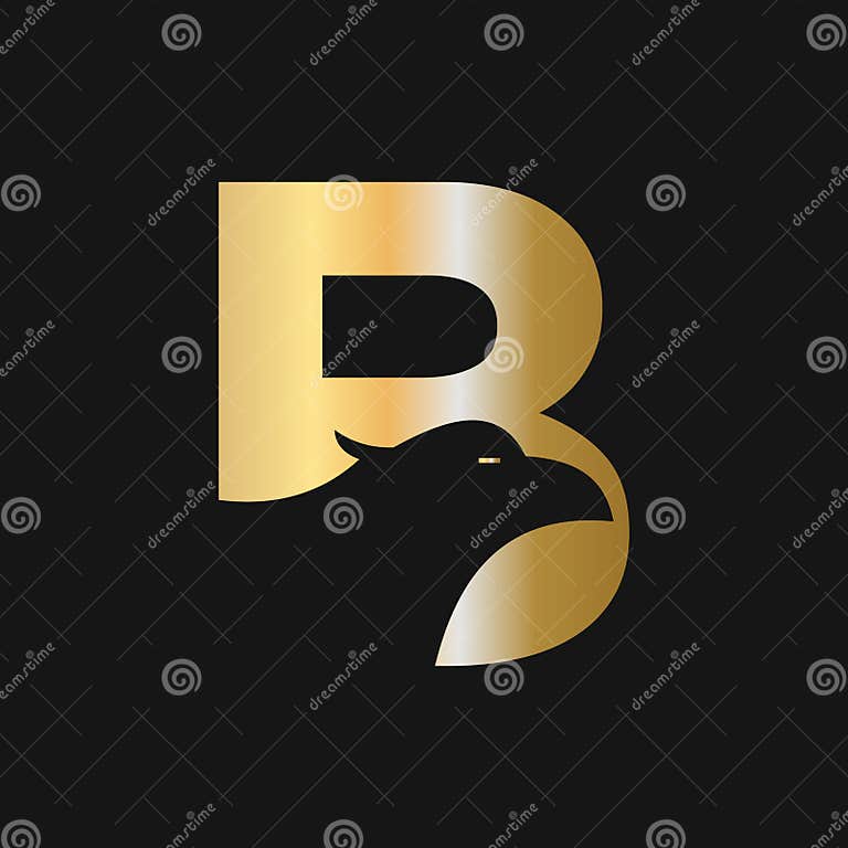 Letter B Eagle Logo Design. Transportation Symbol Vector Template Stock Vector - Illustration of ...
