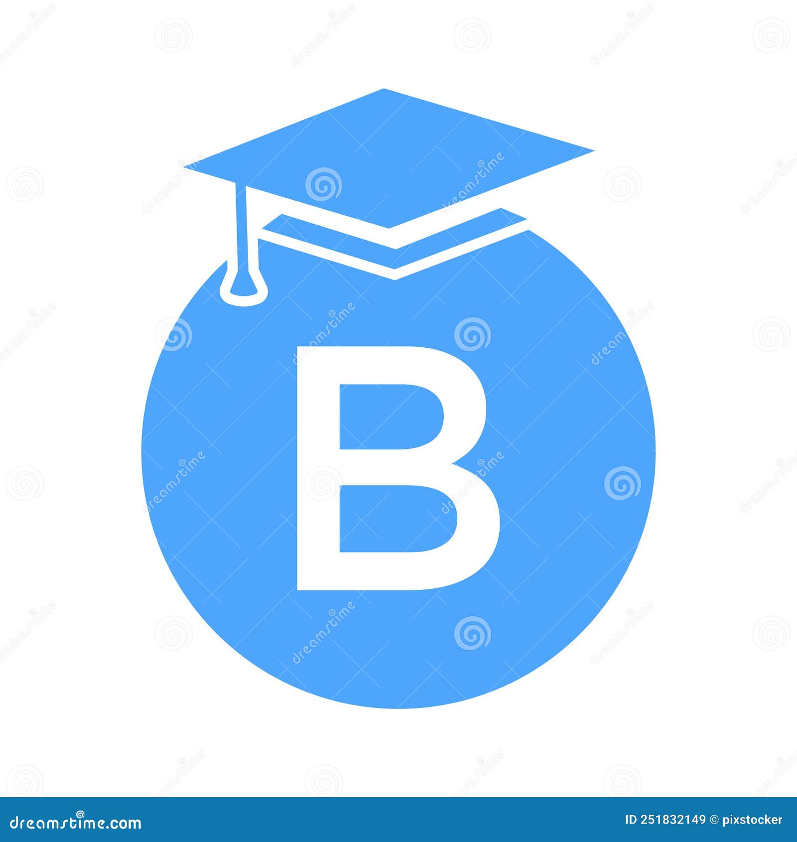 Letter B Education Logo Template. Education Logotype Concept with ...