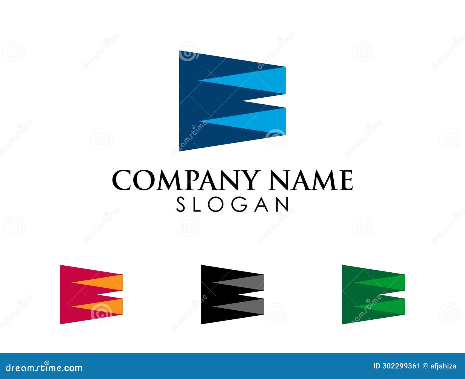 Letter B Folded Logo Template Stock Vector - Illustration of banner ...