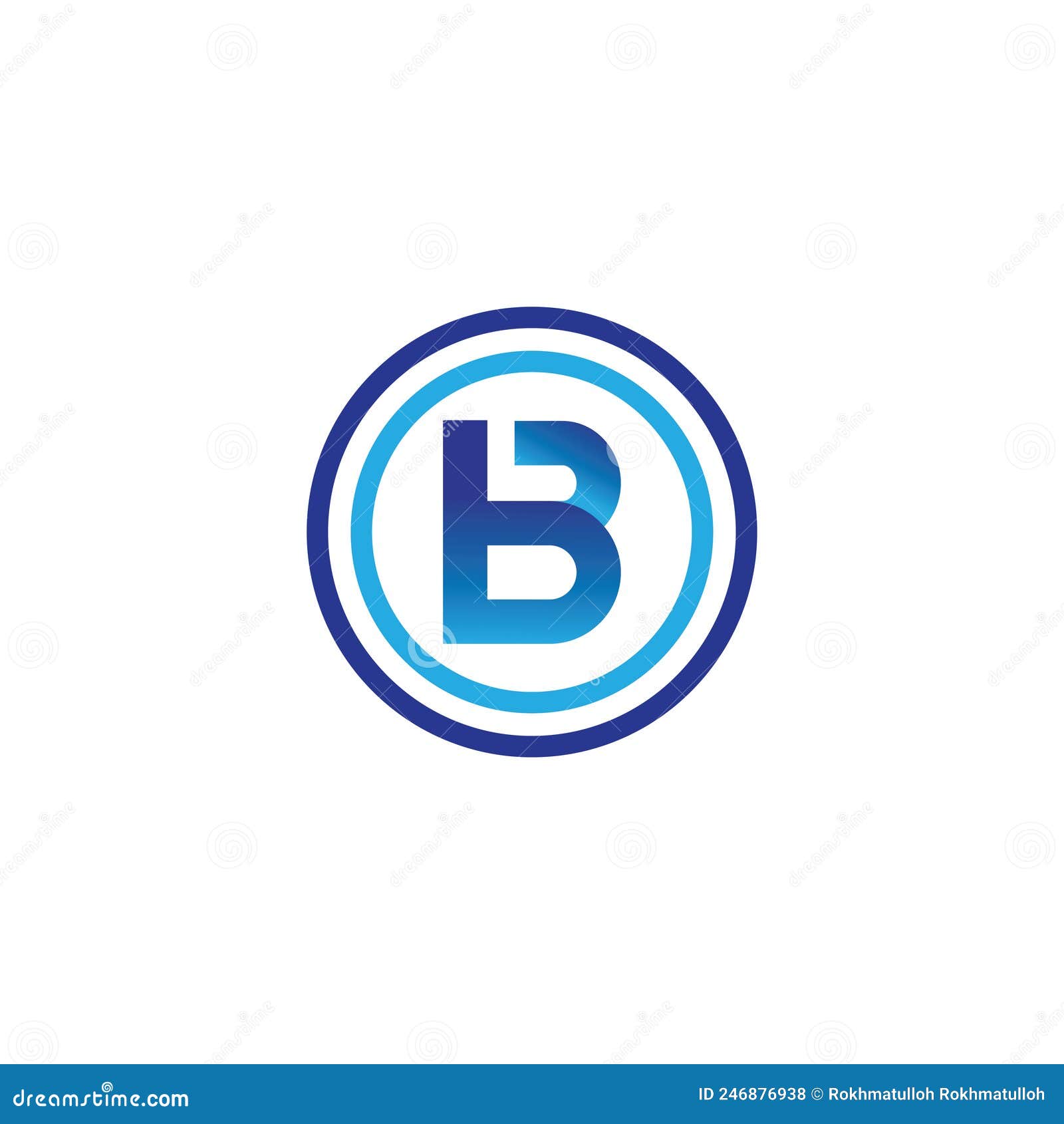 Letter B Logo Graphic Line Template Design Illustration Vector Stock ...