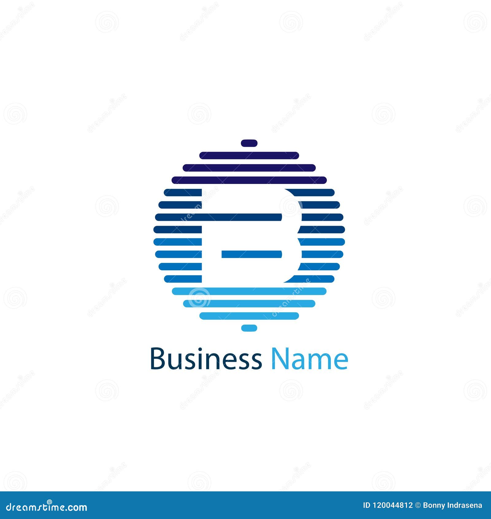 Letter B Logo Design stock vector. Illustration of calligraphy - 120044812