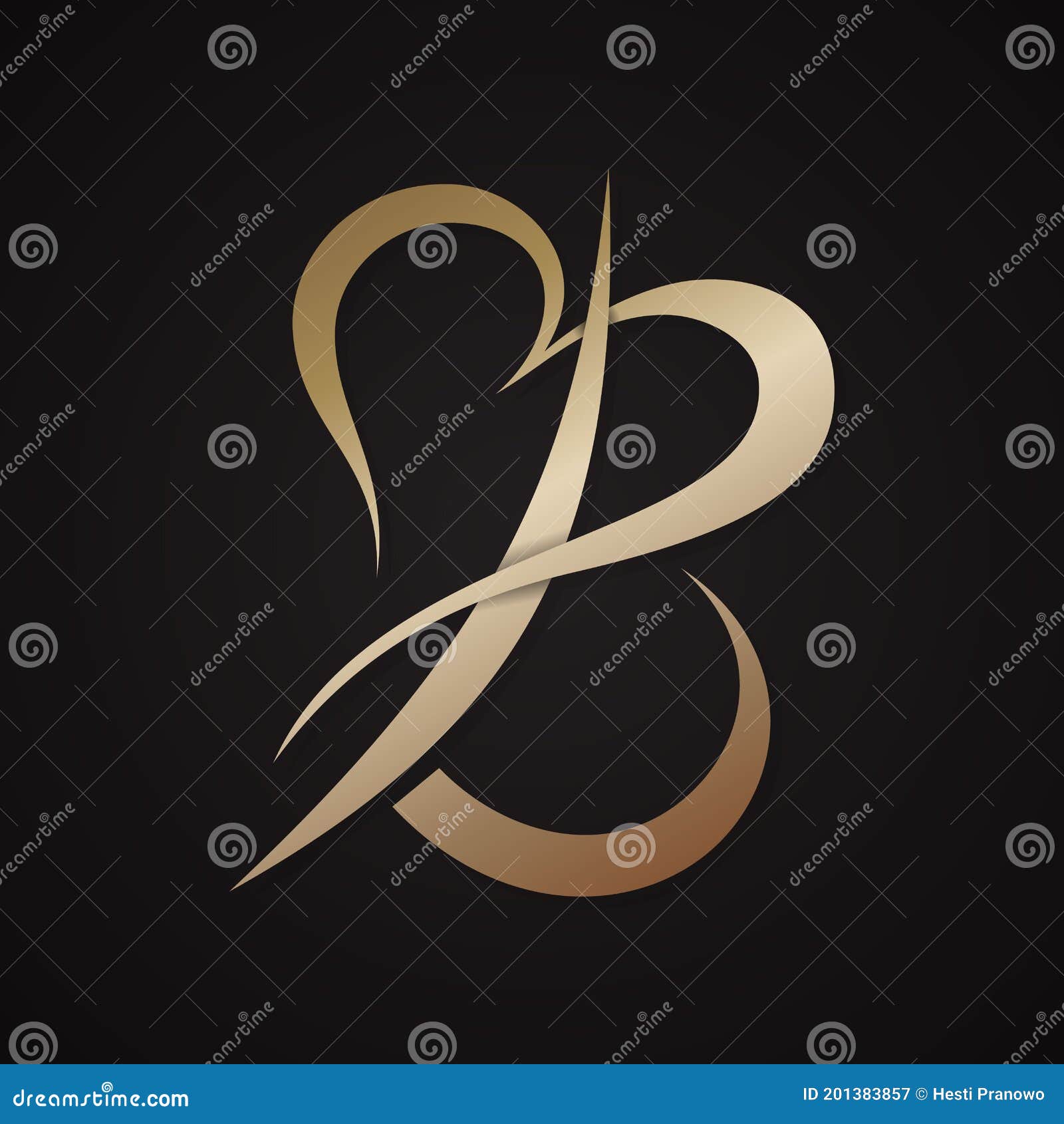 Letter B Love Images B Love Logo Vector Images | Depositphotos