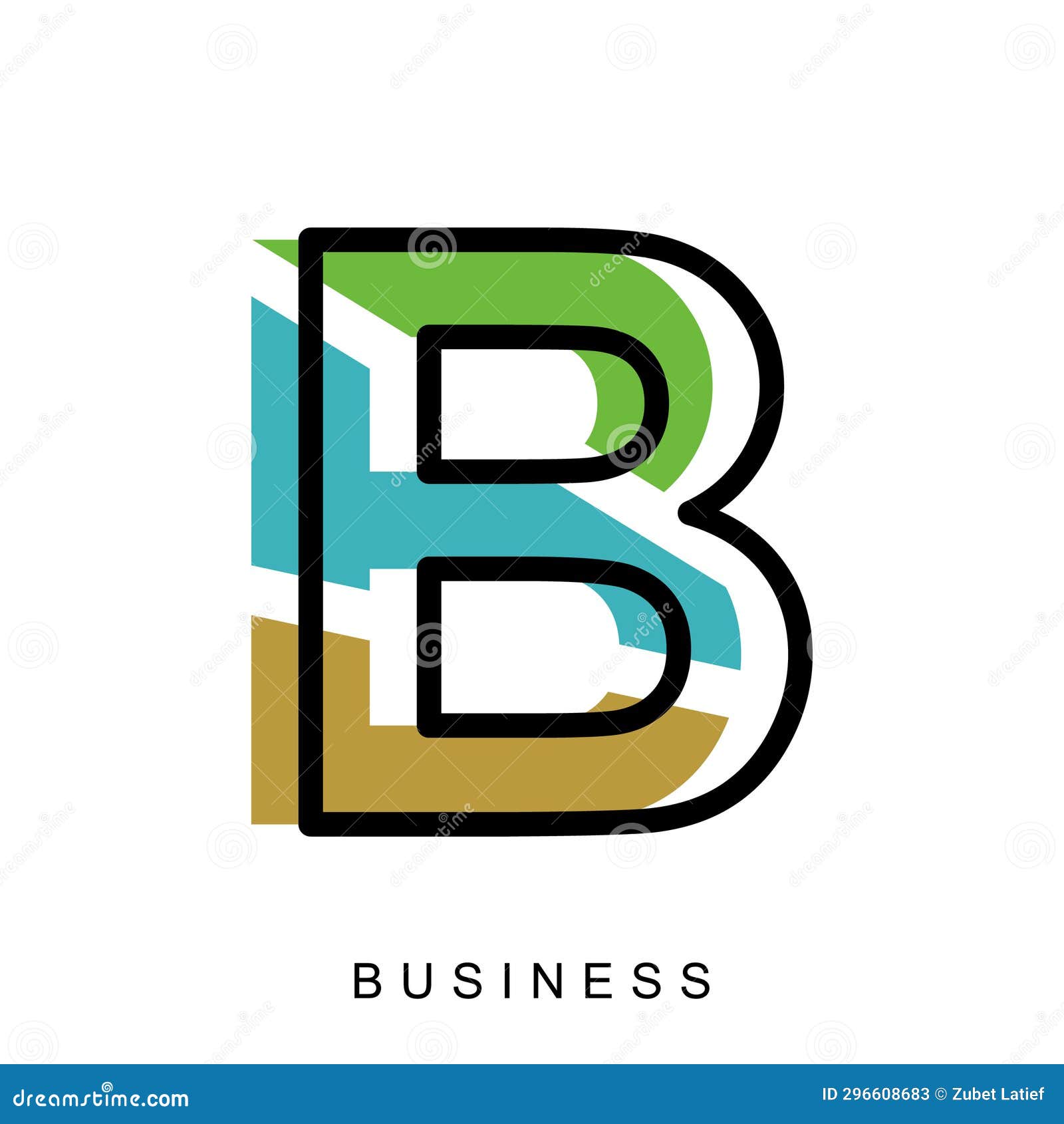 Letter B Modern Logo Design, Abstract Letters Logo Monogram Vector Logo ...