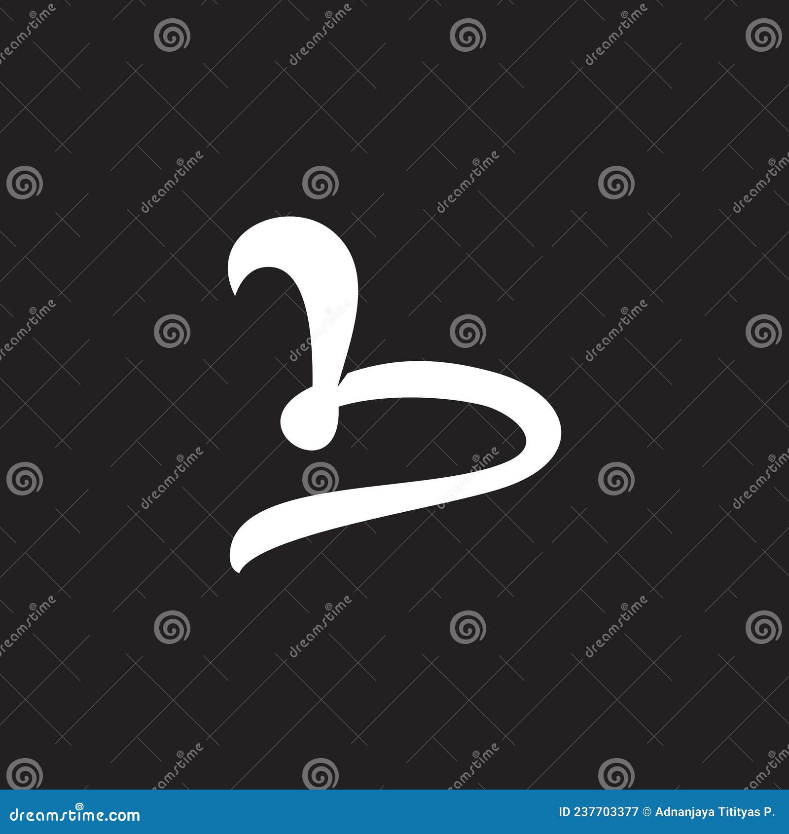 Letter B Sign Simple Design Curves Logo Vector Stock Vector ...