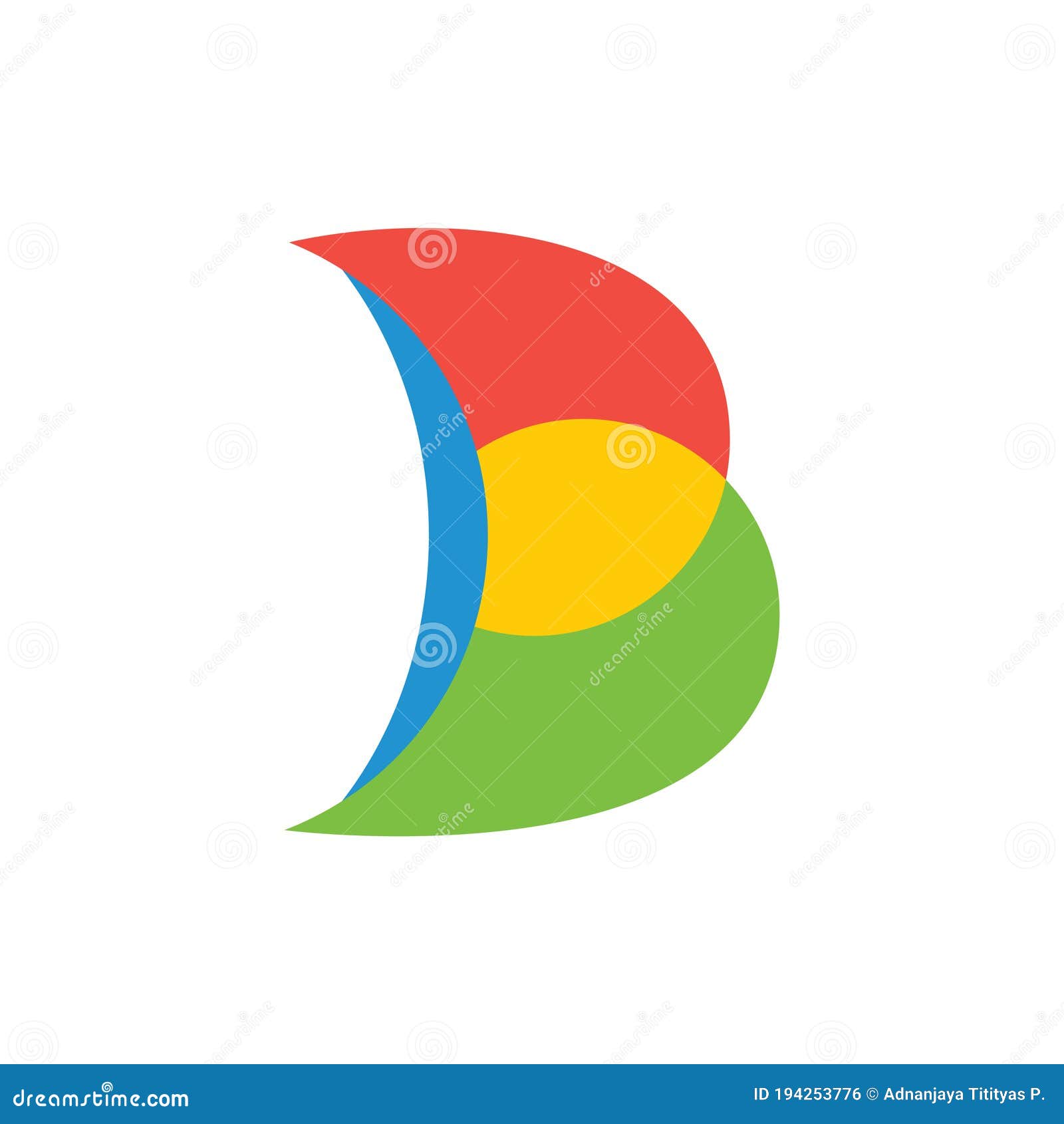 Letter B Simple Curves Logo Vector Stock Vector - Illustration of curve ...