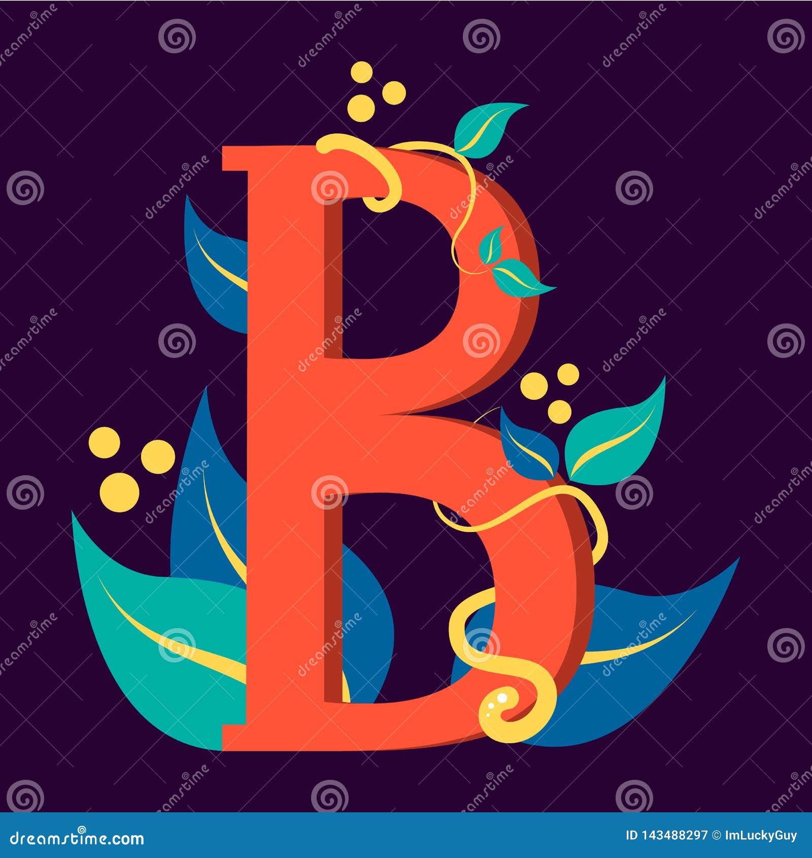 Letter B Symbol. Design of Logotype Stock Illustration - Illustration ...