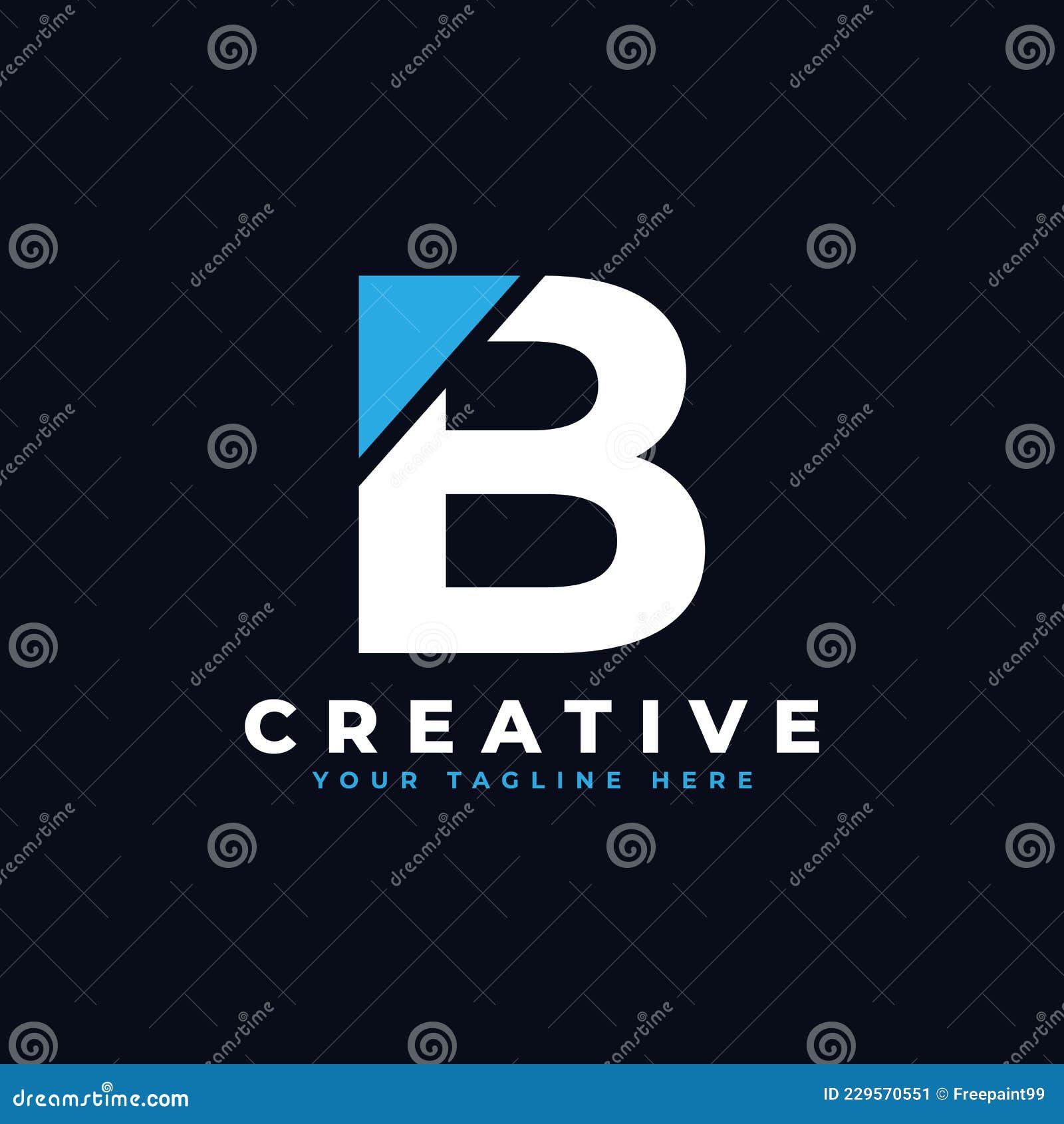 Letter B Tech Logo. Design Vector Illustration Modern Monogram Icon ...