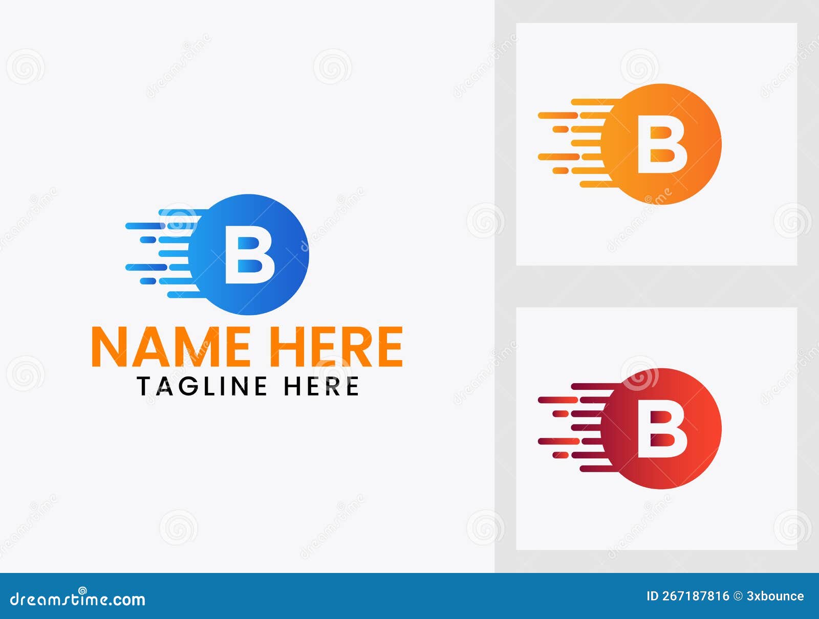 Letter B Technology Logo Design Template. Modern Logotype Symbol Stock ...