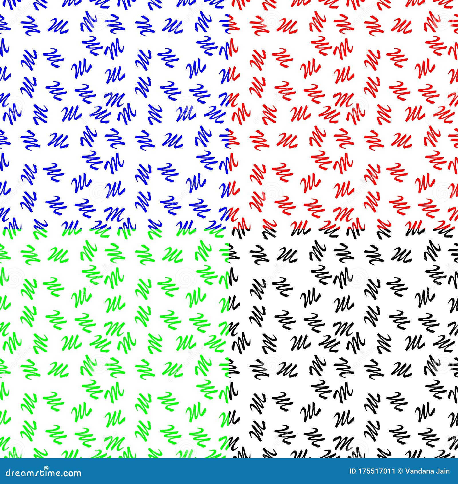 Letter Background.Seamless Vector Black on White Letters Pattern ...