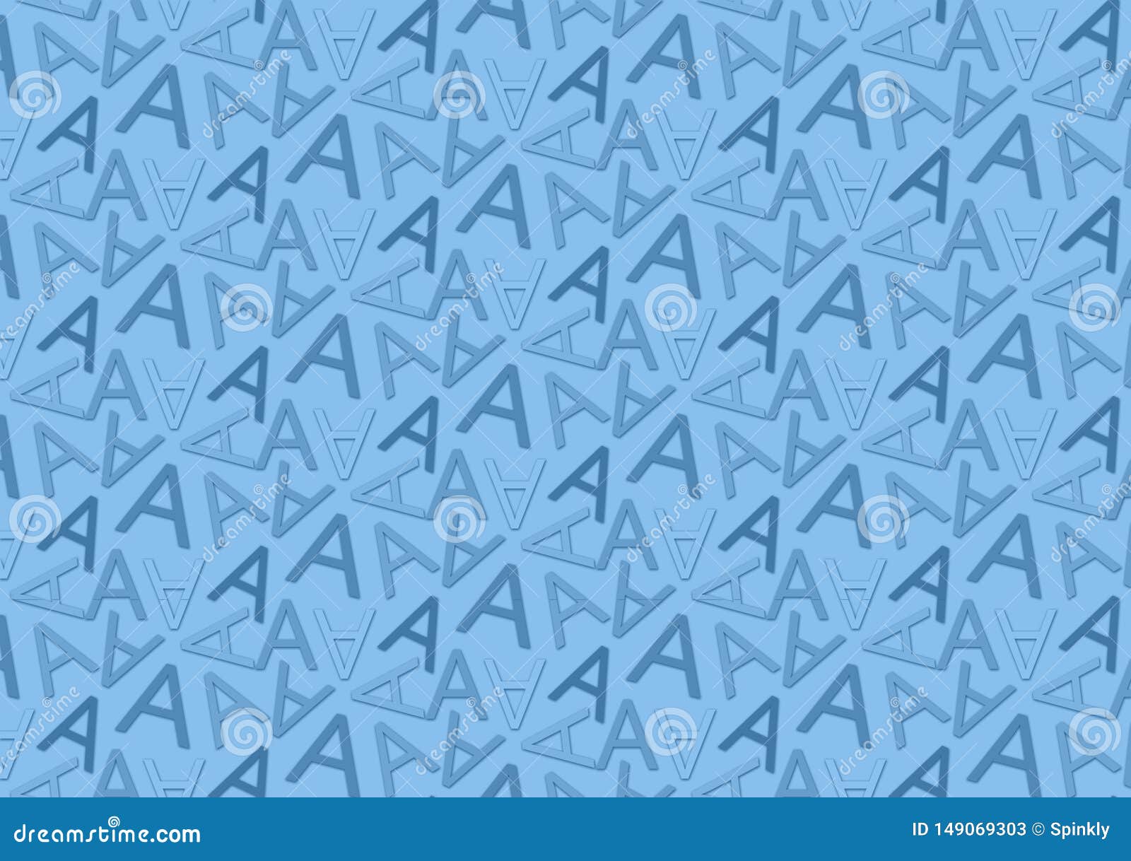 The Letter a Background Wallpaper Pattern Design Stock Illustration ...
