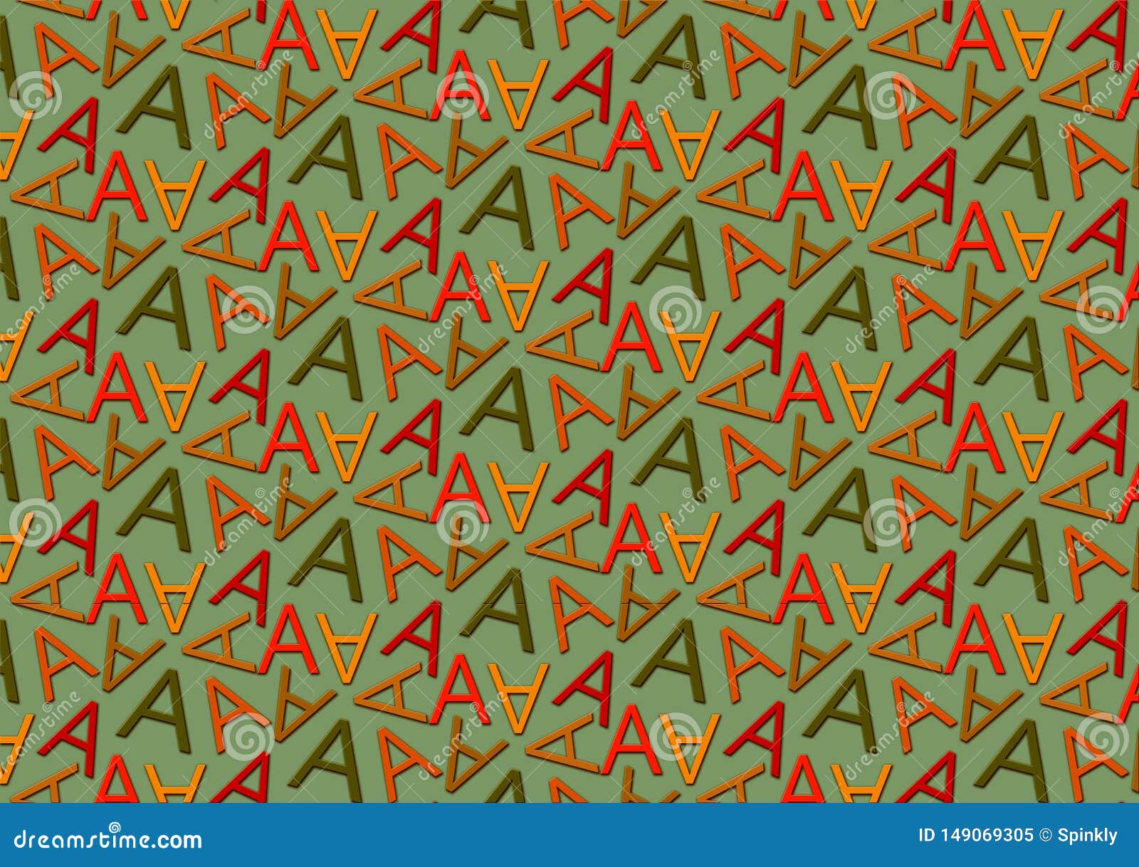 The Letter a Background Wallpaper Pattern Design Stock Illustration ...