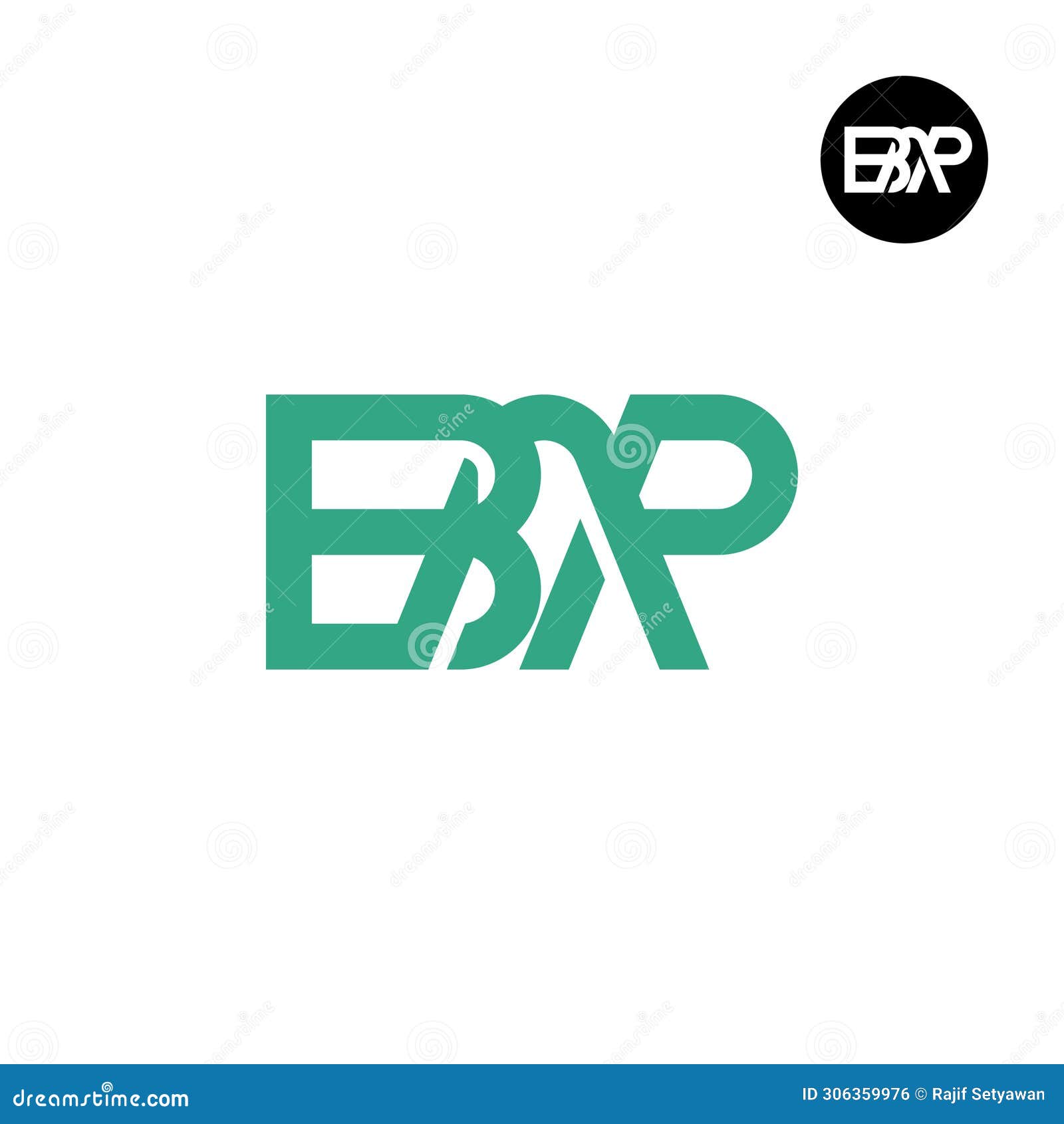 Letter BAP Monogram Logo Design Vector Illustration | CartoonDealer.com ...