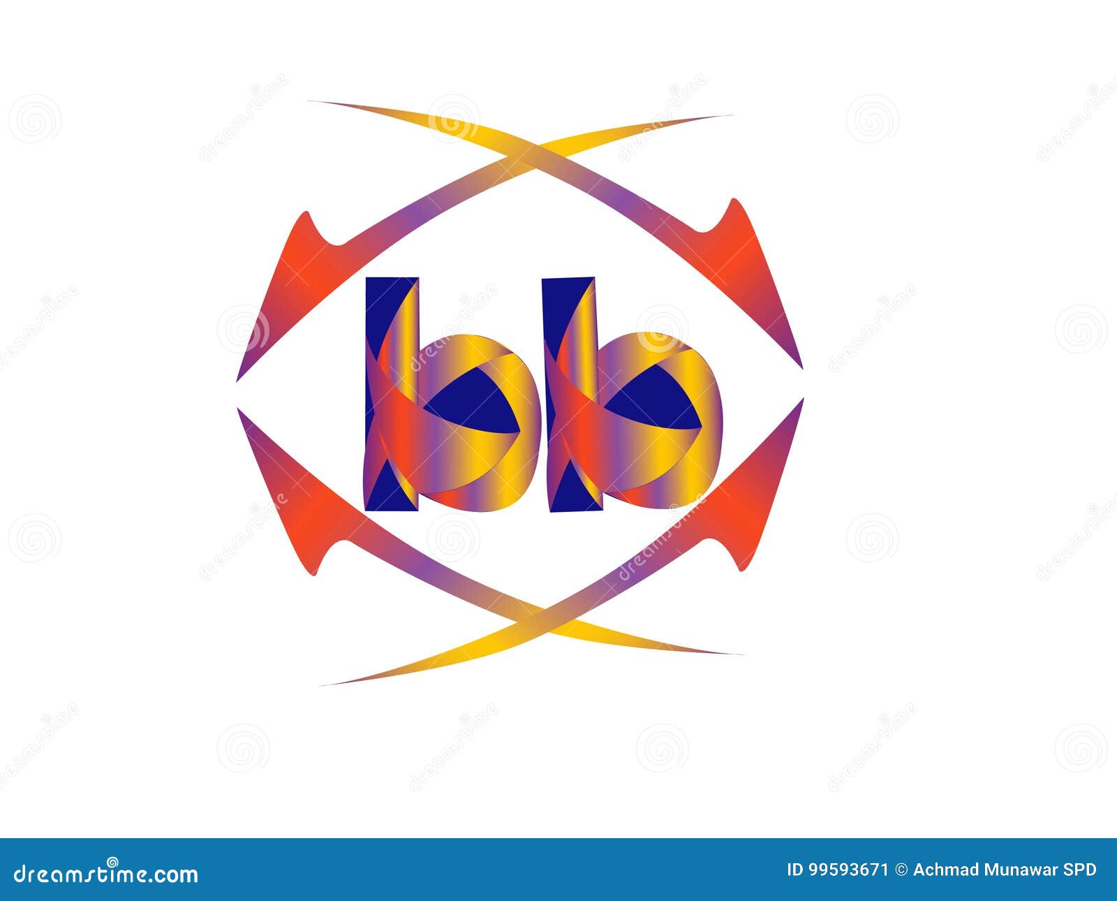 Letter bb logo stock vector. Illustration of sign, typography - 99593671
