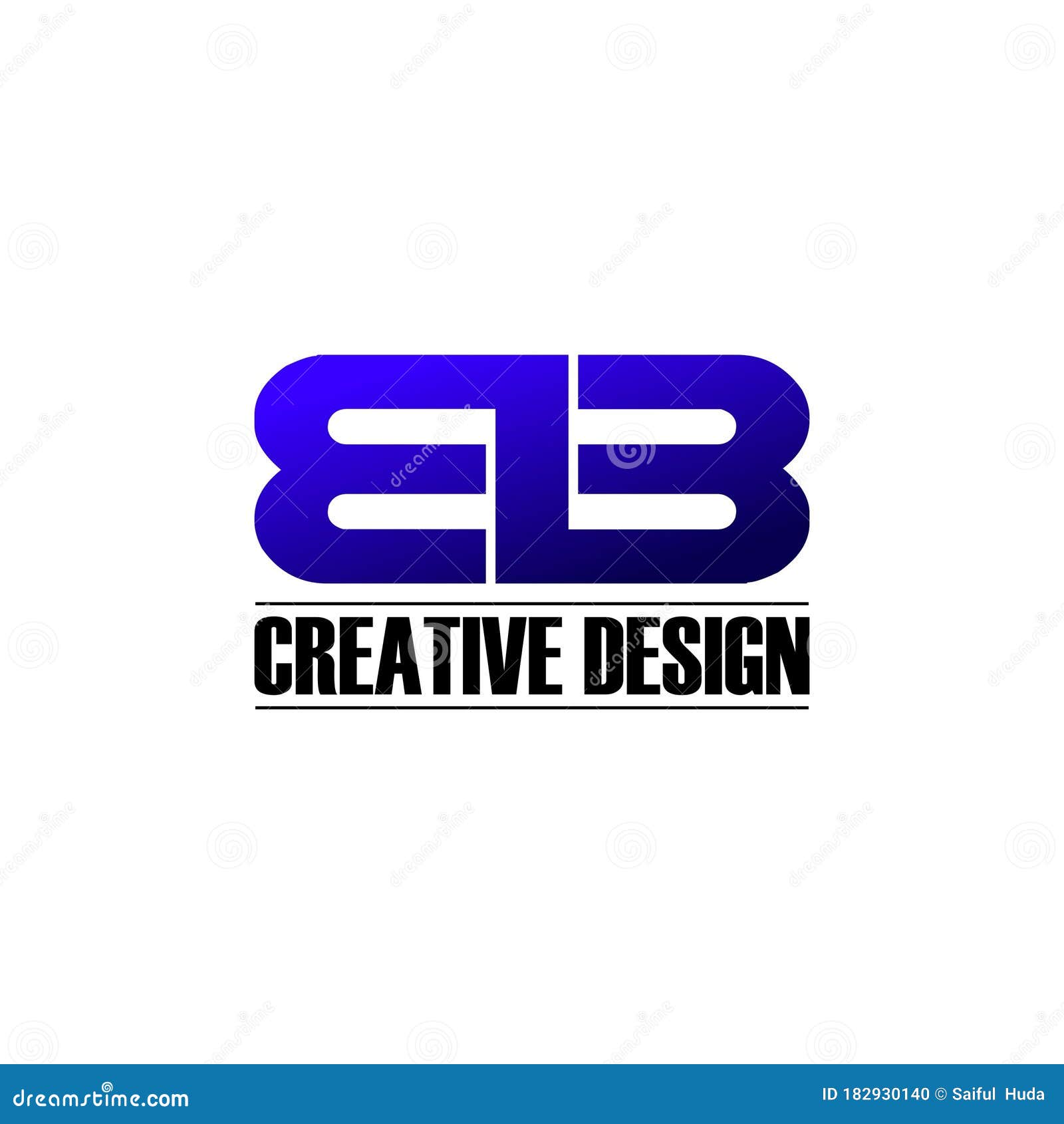Letter BB Simple Logo Icon Design Vector. Stock Vector - Illustration ...