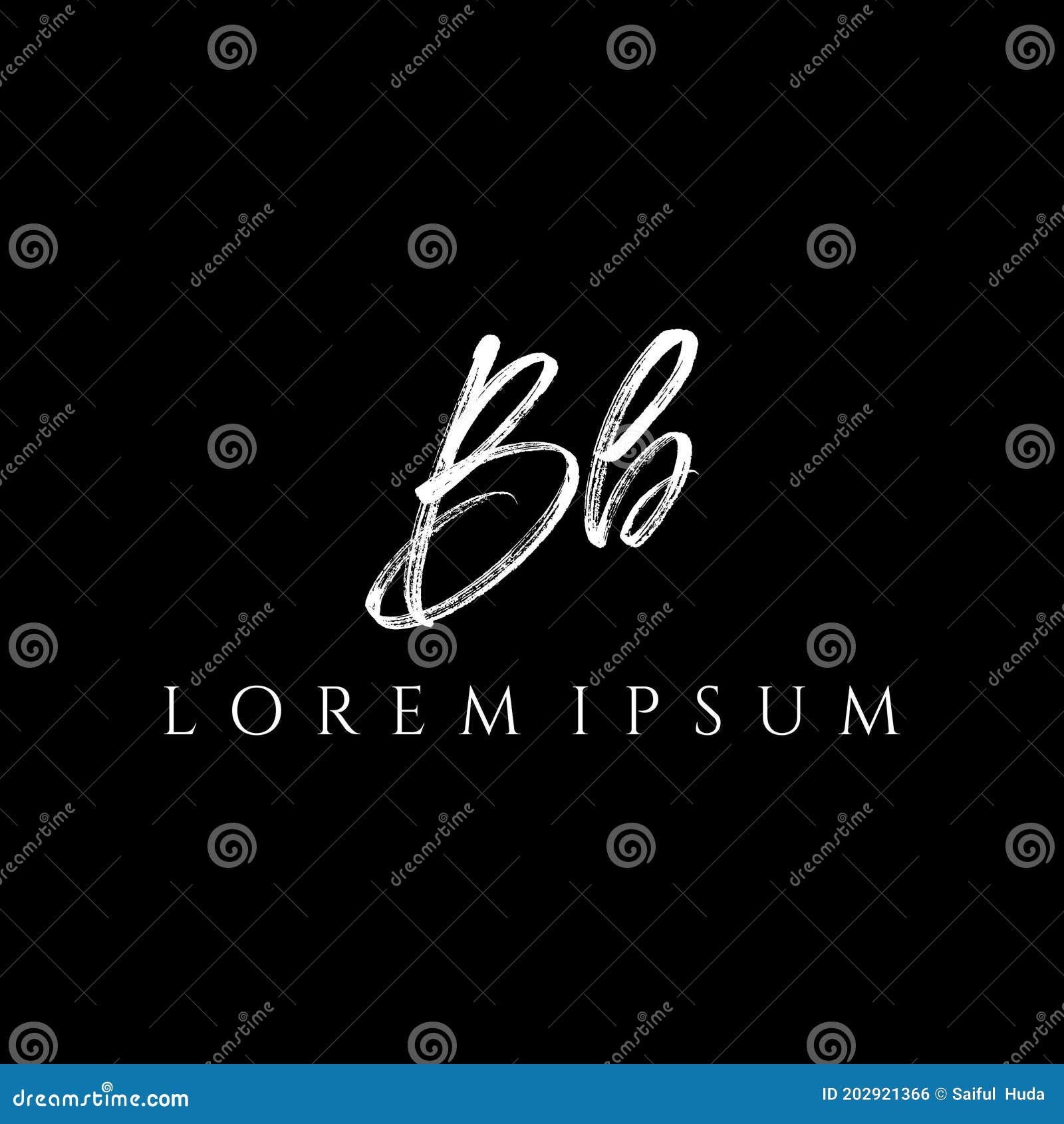 Letter BB Simple Monogram Logo Icon Design. Stock Vector - Illustration ...
