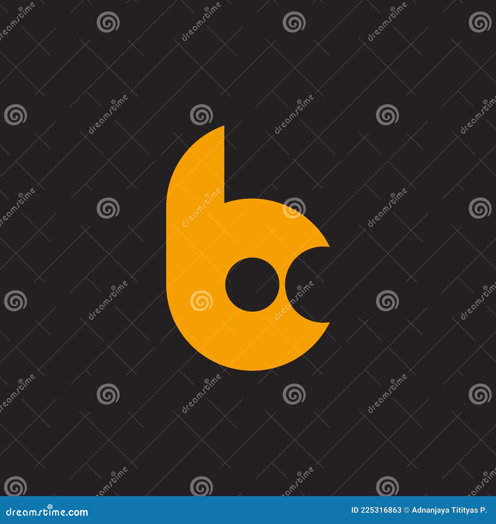 Letter Bc Circle Geometric Simple Unique Shape Logo Vector Stock Vector ...