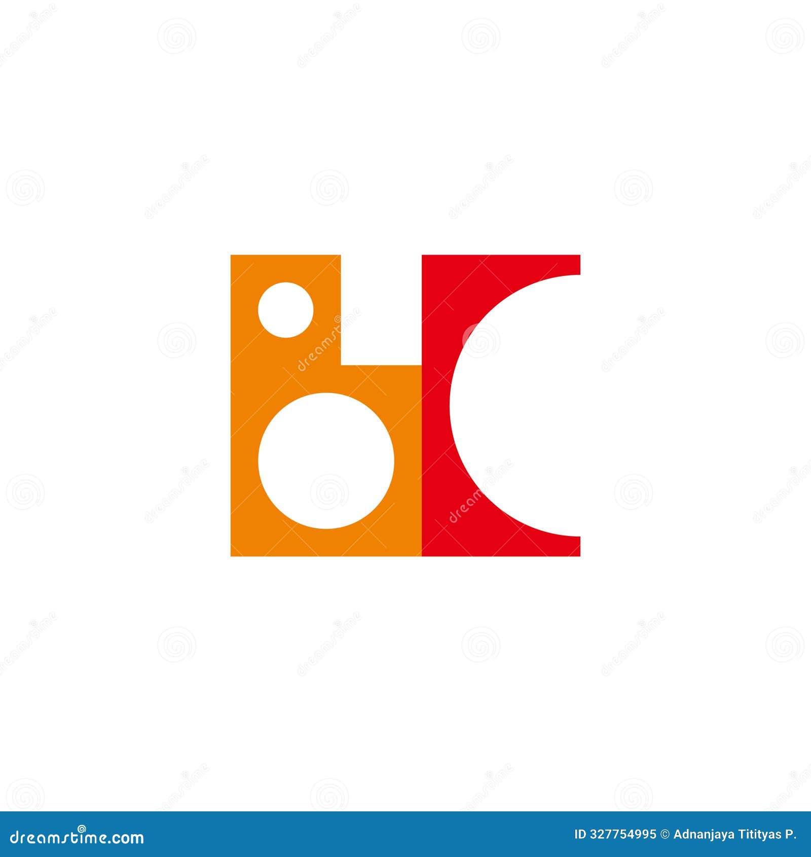 Letter Bc Playing Toy Colorful Simple Logo Vector Stock Vector ...