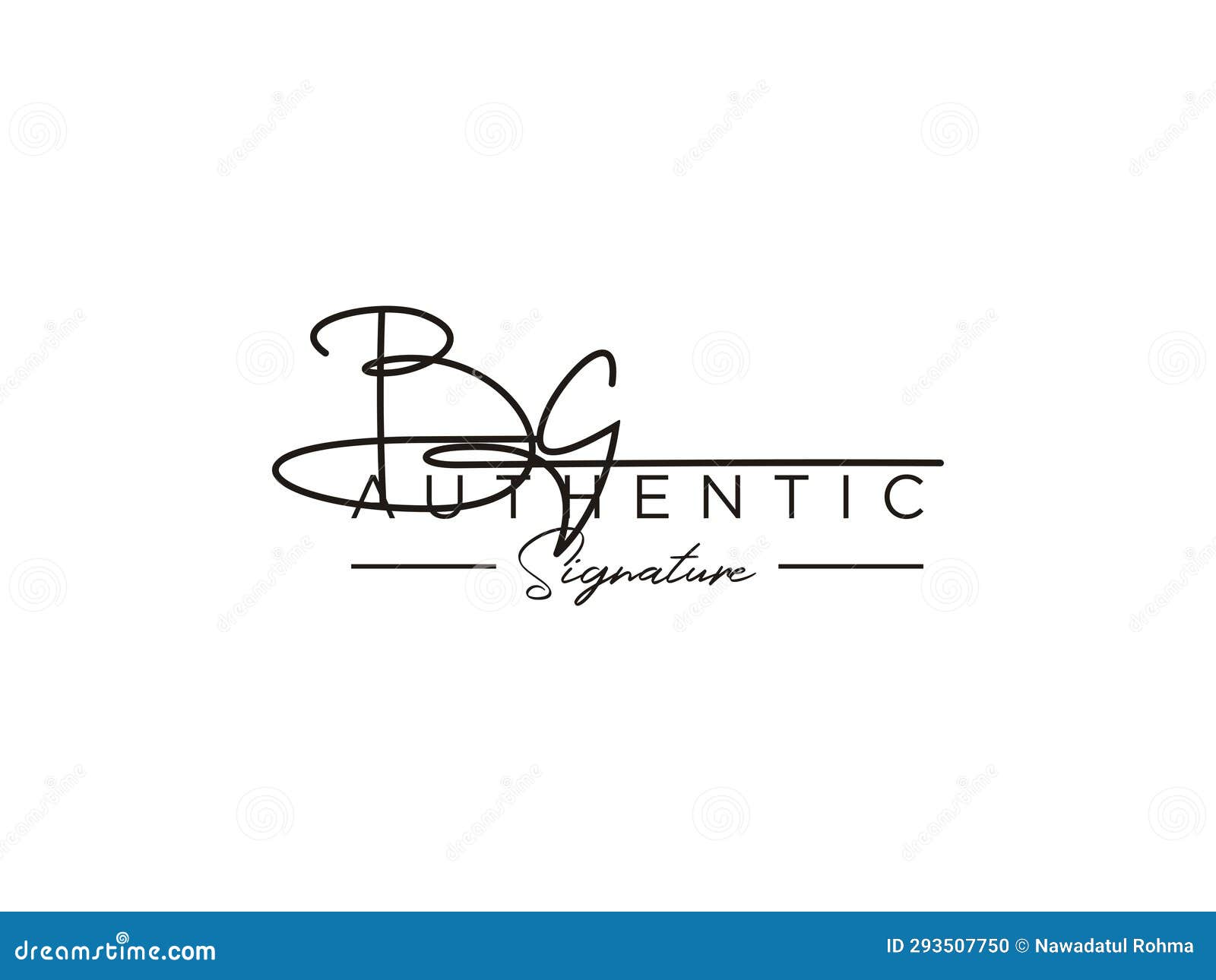 Letter BC Signature Logo Template Vector Stock Vector - Illustration of ...